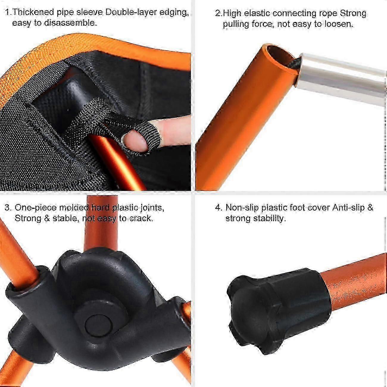 Folding Camping Chairs, Lightweight Camping Chairs, Portable ...