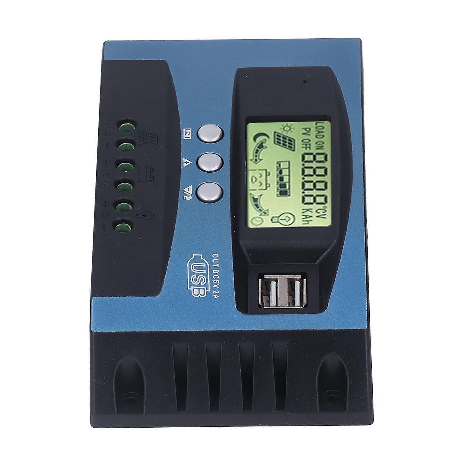 Solar Charge Controller Mppt Tracking Charging Real Time Digital 8070