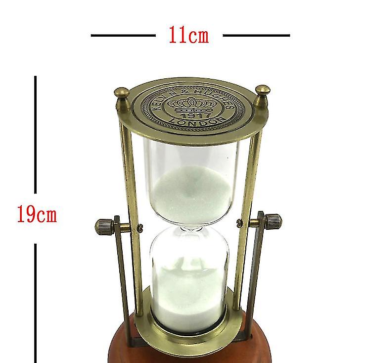 Vintage 15/30 Minute Hourglass, 360 Rotating Sand Timer Clock | Fruugo UK