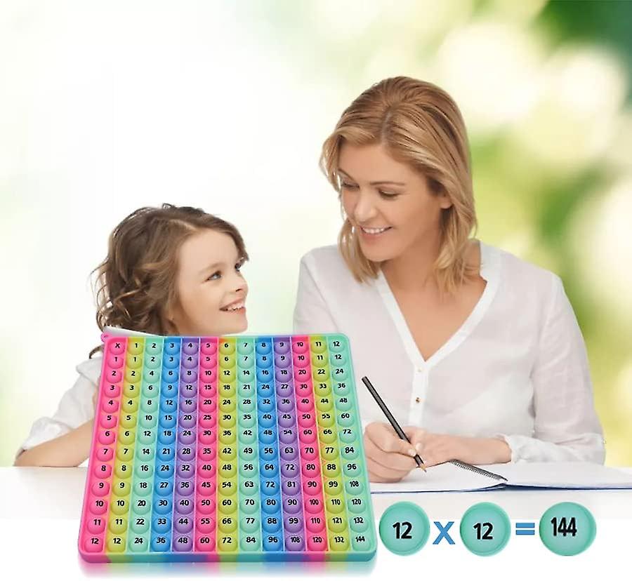 12x12 Digital Multiplication Table Game Fidget Math Toy, Dk-simina ...