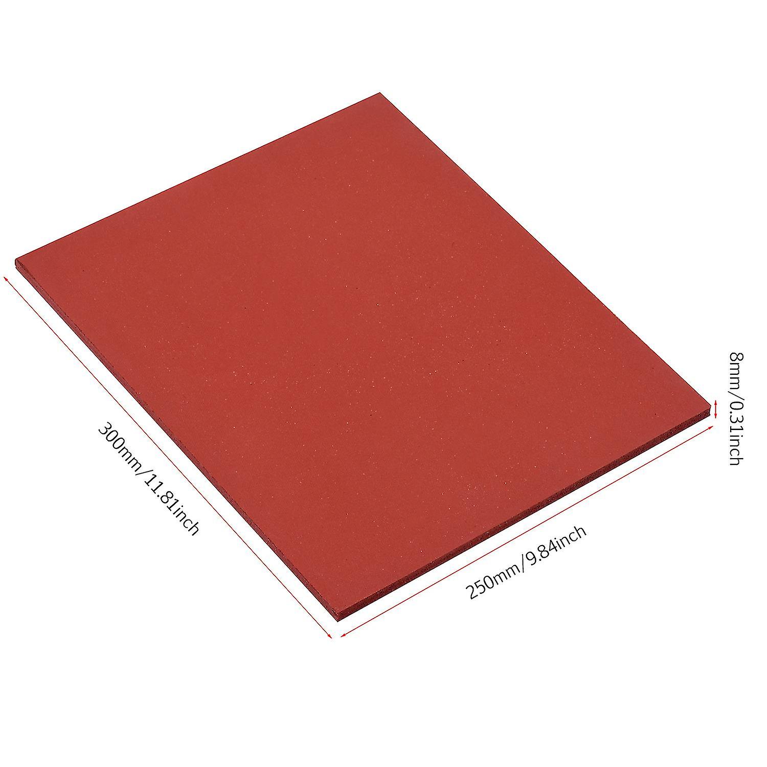 250*300*8mm Heat Pressing Mat Silicone Pad High Temperature Resistant ...