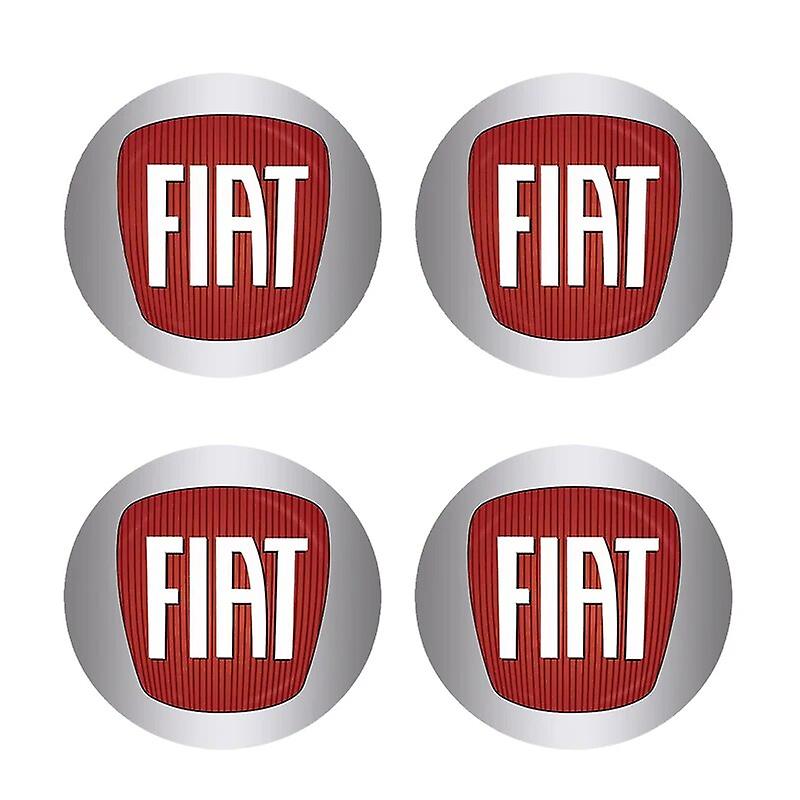 4pcs 56mm Car Wheel Center Cap Emblem Sticker For Fiat Idea Stilo ...