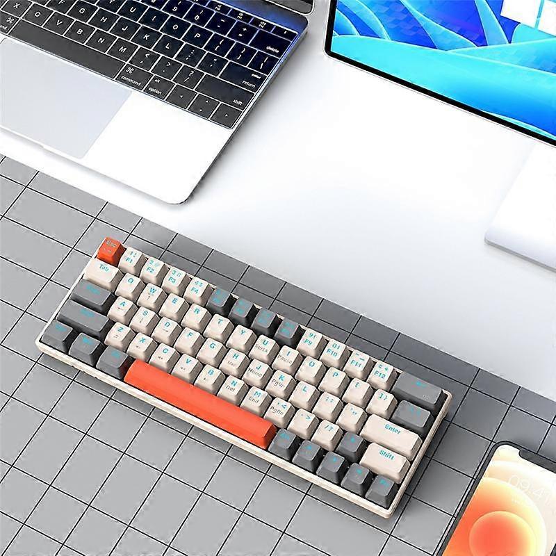 Gaming Mechanical Keyboard 68 Keys Hot-Swappable RGB Lighting Effect ...