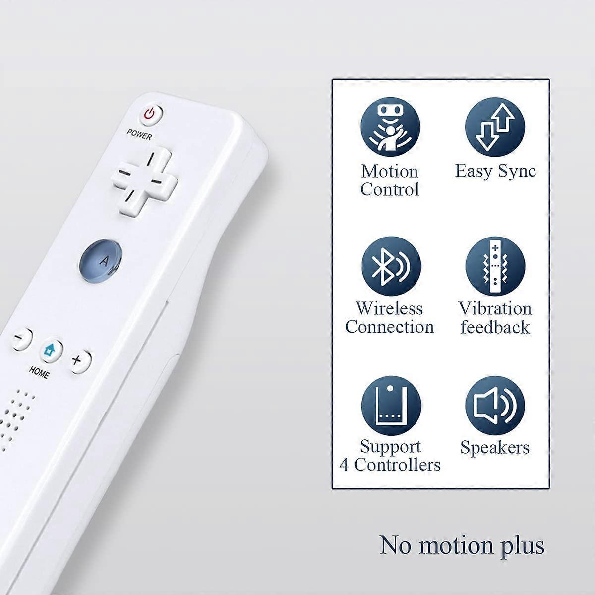Wii Remote with Nunchuck, Wii Controller with Nunchuck, Compatible with ...