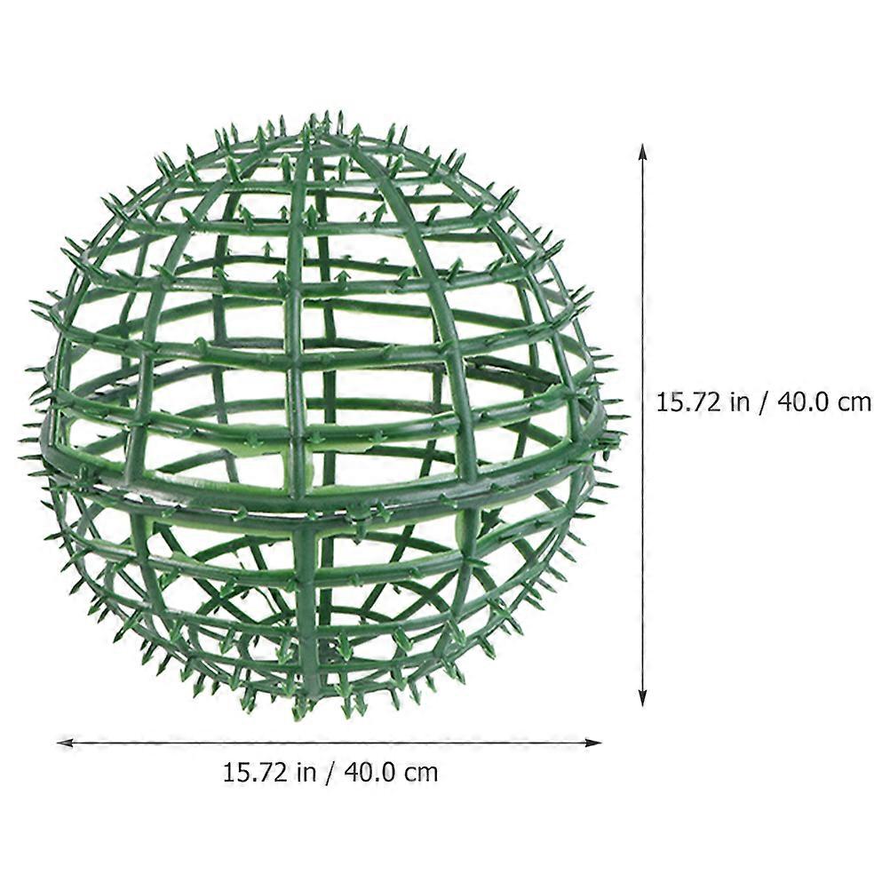 Topiary Ball Support Cage Plastic Plant Frame Faux Grass Ball Frame ...