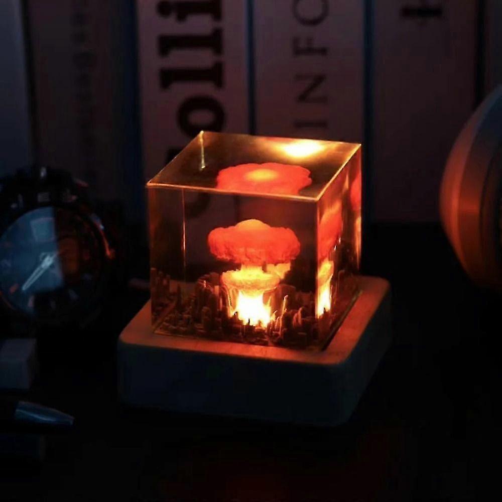 Mushroom cloud nuclear explosion resin flameless lamp, atomic bomb ...
