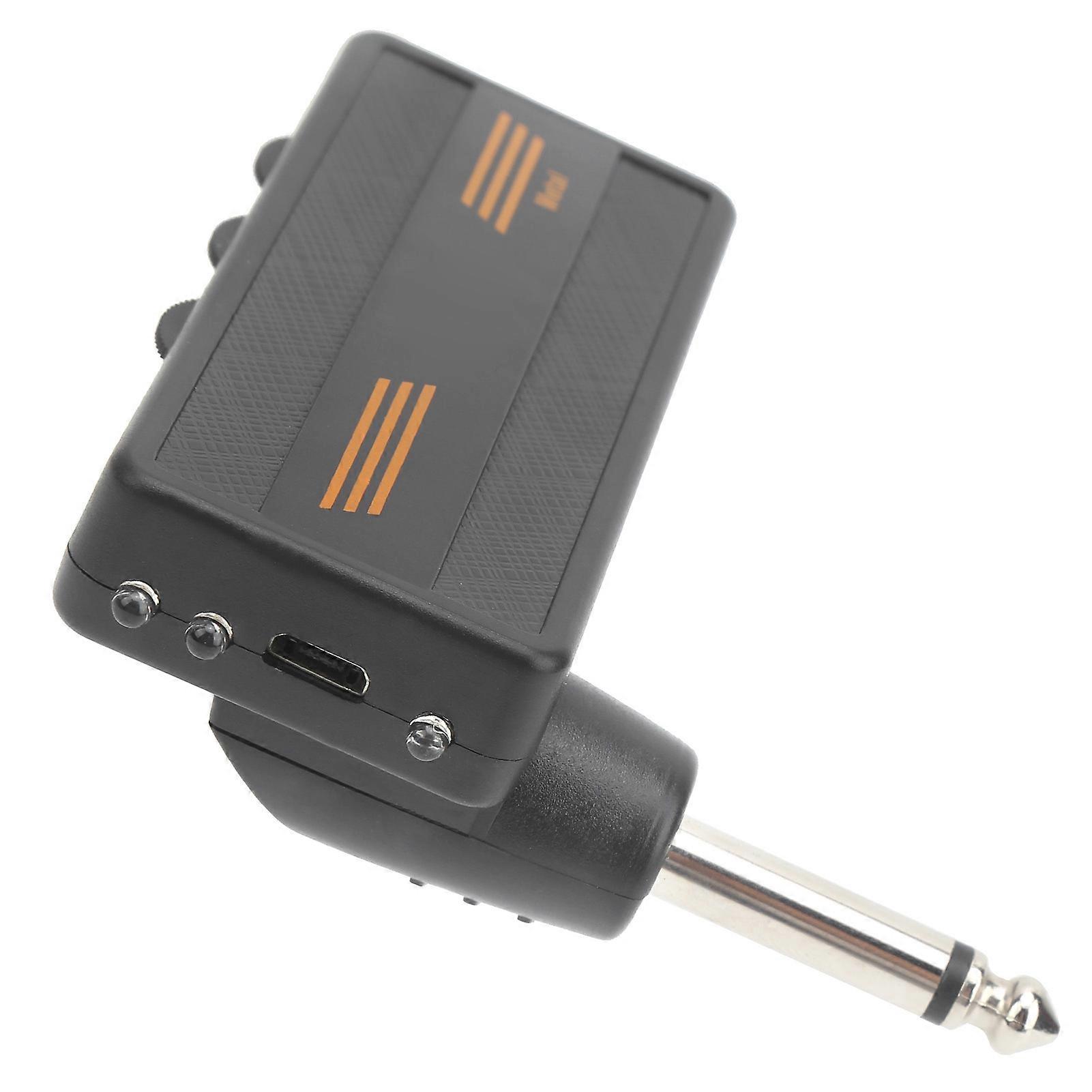 Plug Amp Electric Guitar Headphone Amplifier Chargeable Portable ...