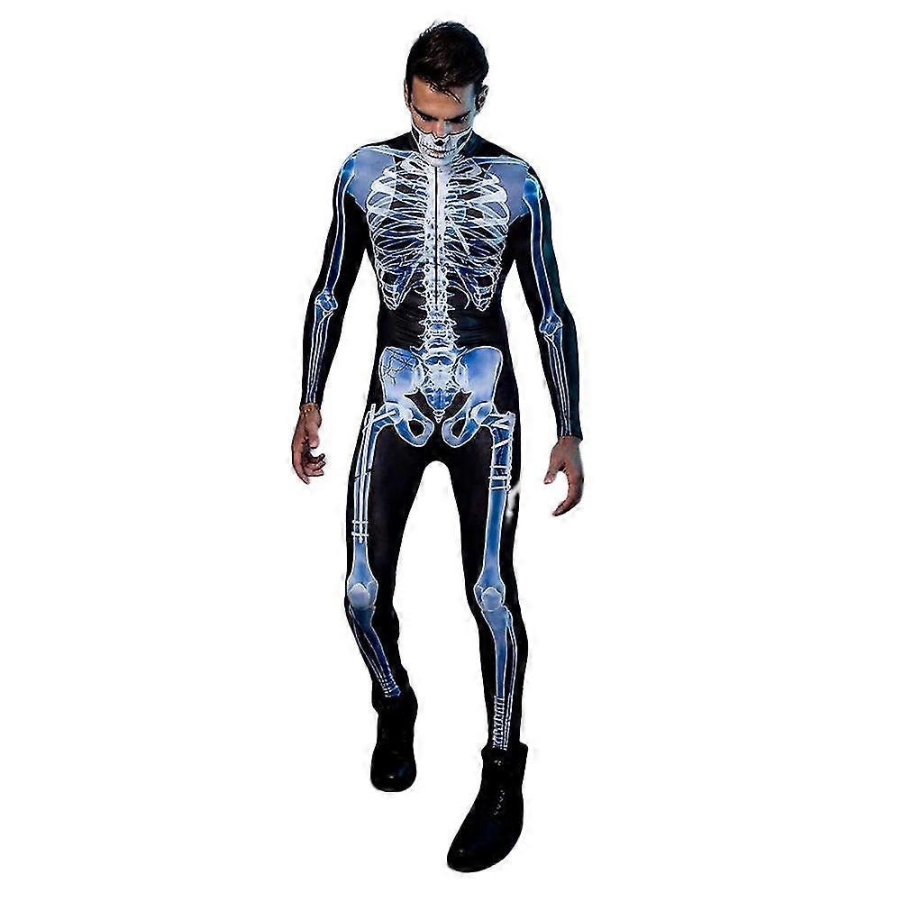 2024 Sexy 3d Skeleton Bodysuit Horror Adult Awesomes Bone Design Devil ...