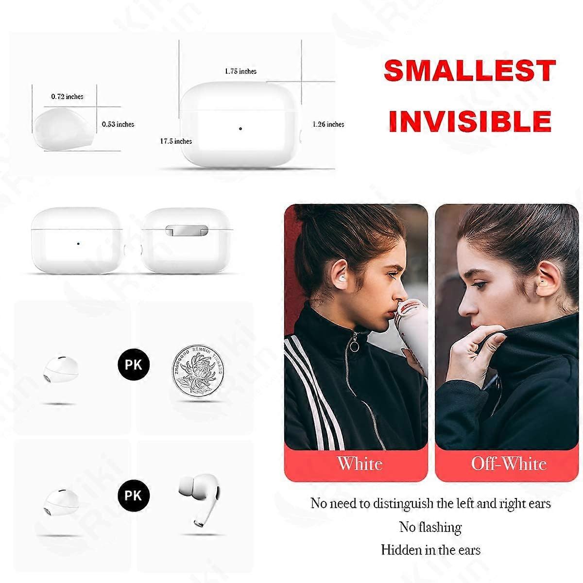 2024 New Invisible earbuds mini hidden bluetooth headset hidden mini ...
