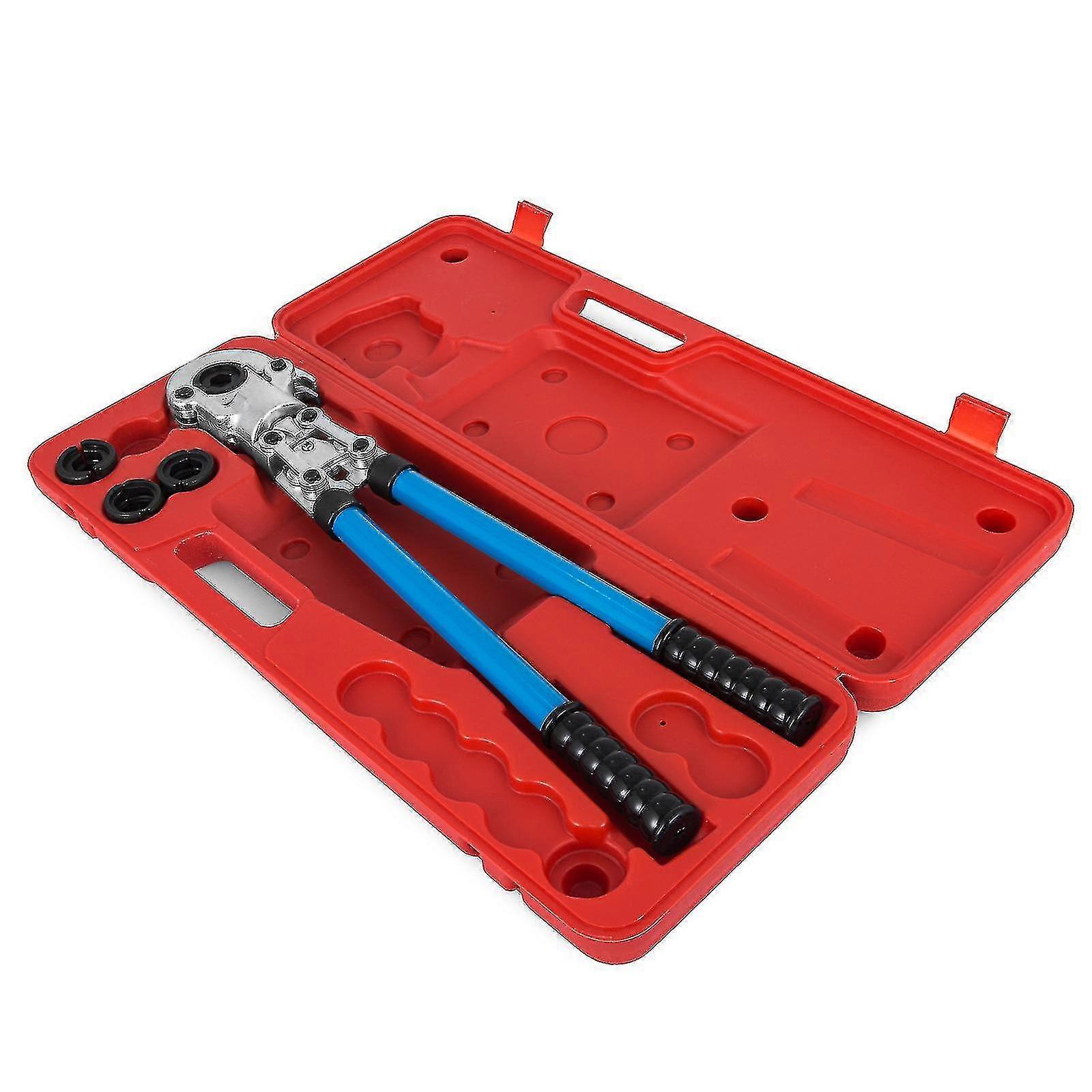 Copper Pipe Crimper Pressing Crimping Tool V12-28mm Th16-32mm Jaws 360 ...