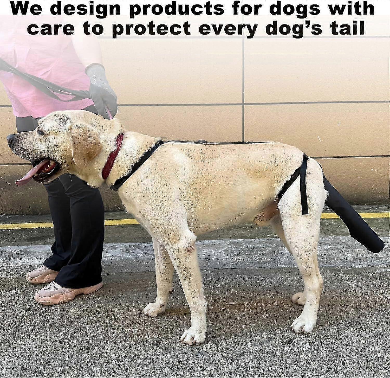 Dog Tail Protector, Dog Tail Guard Dog Tail Cover for Wounds Black Dog ...