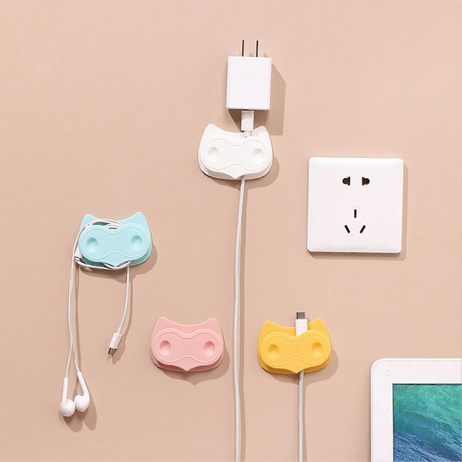 4PCS Silicone USB Cable Winder Cable Organizer Make Your Desk More ...