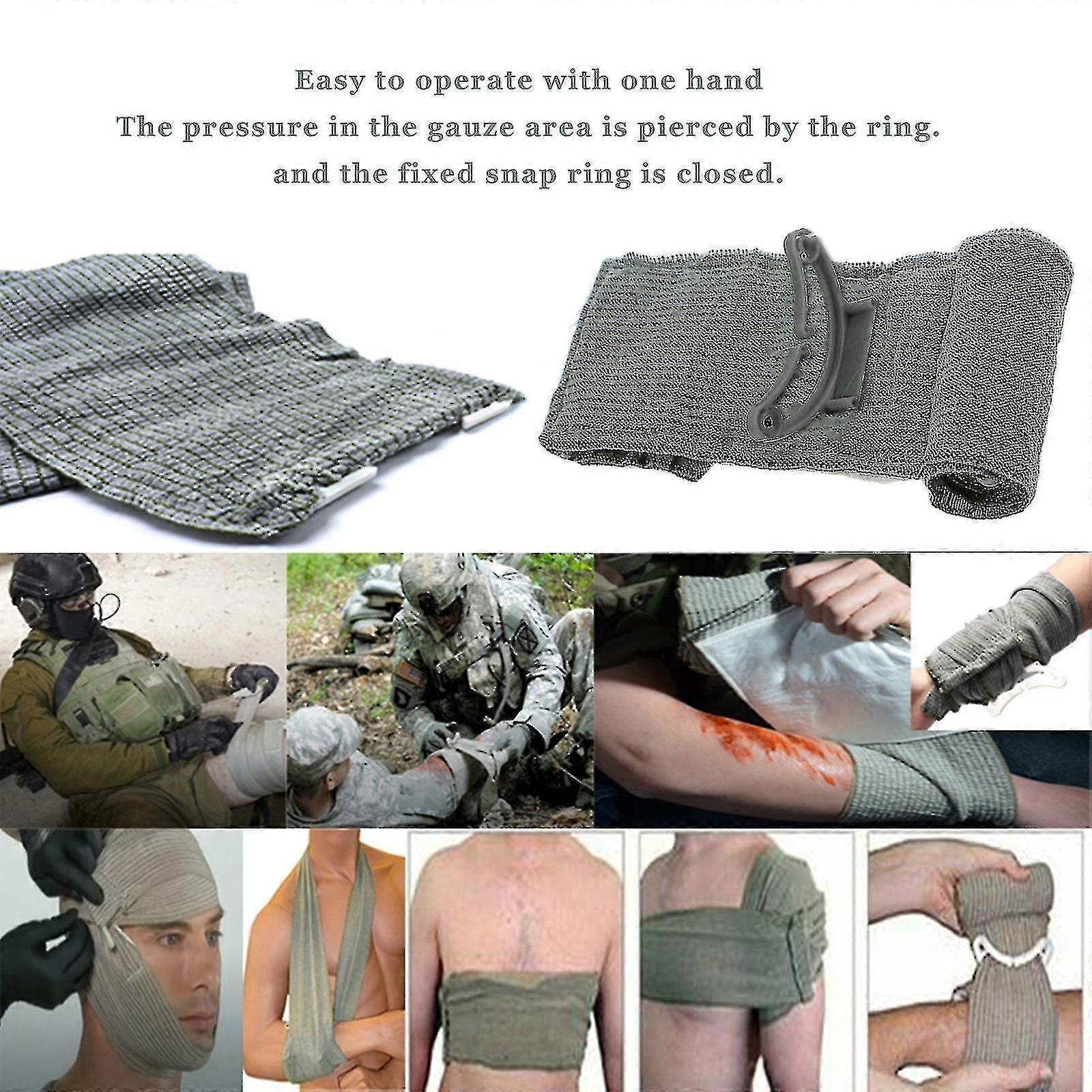 Israeli Bandage Outdoor Emergency Wound Compression Bandage Tourniquet ...