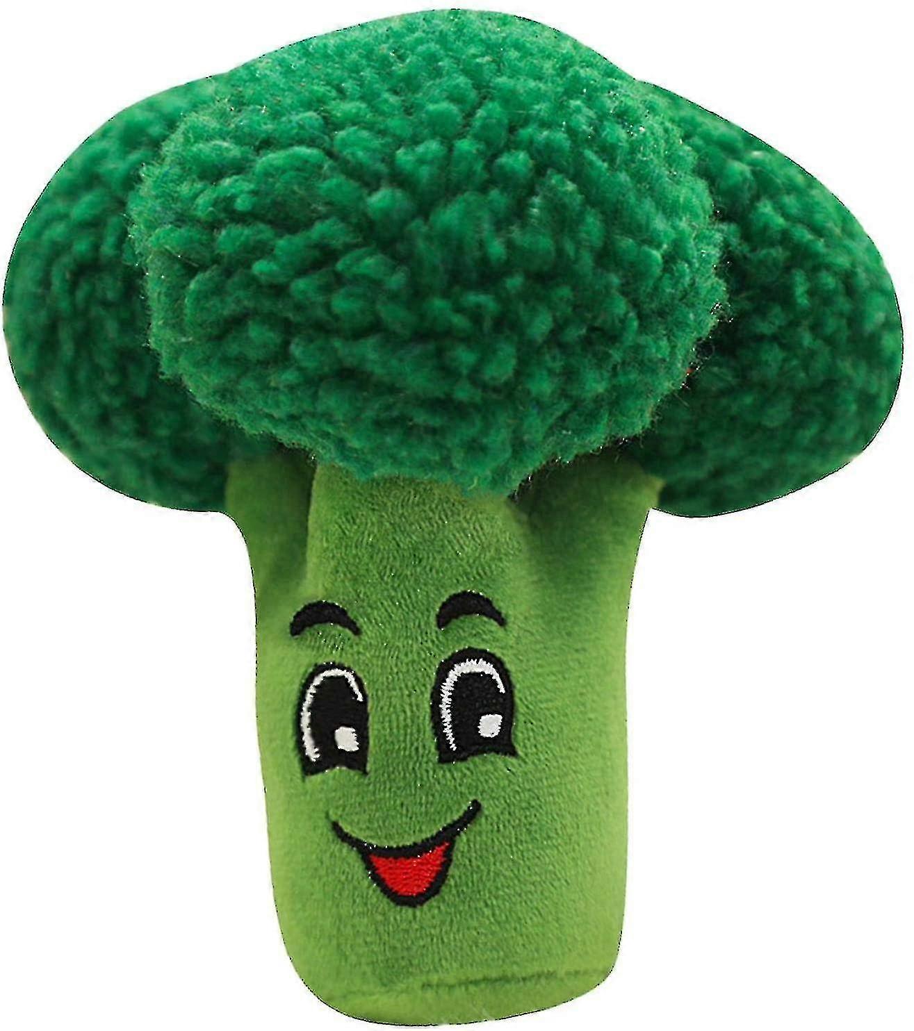 dog squeaky toys, fruits and vegetables plush chew soft doll pack ...