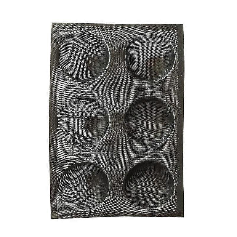 Silicone Bun Bread Form Round Shape Bread Tray Perforated Bakery Molds ...