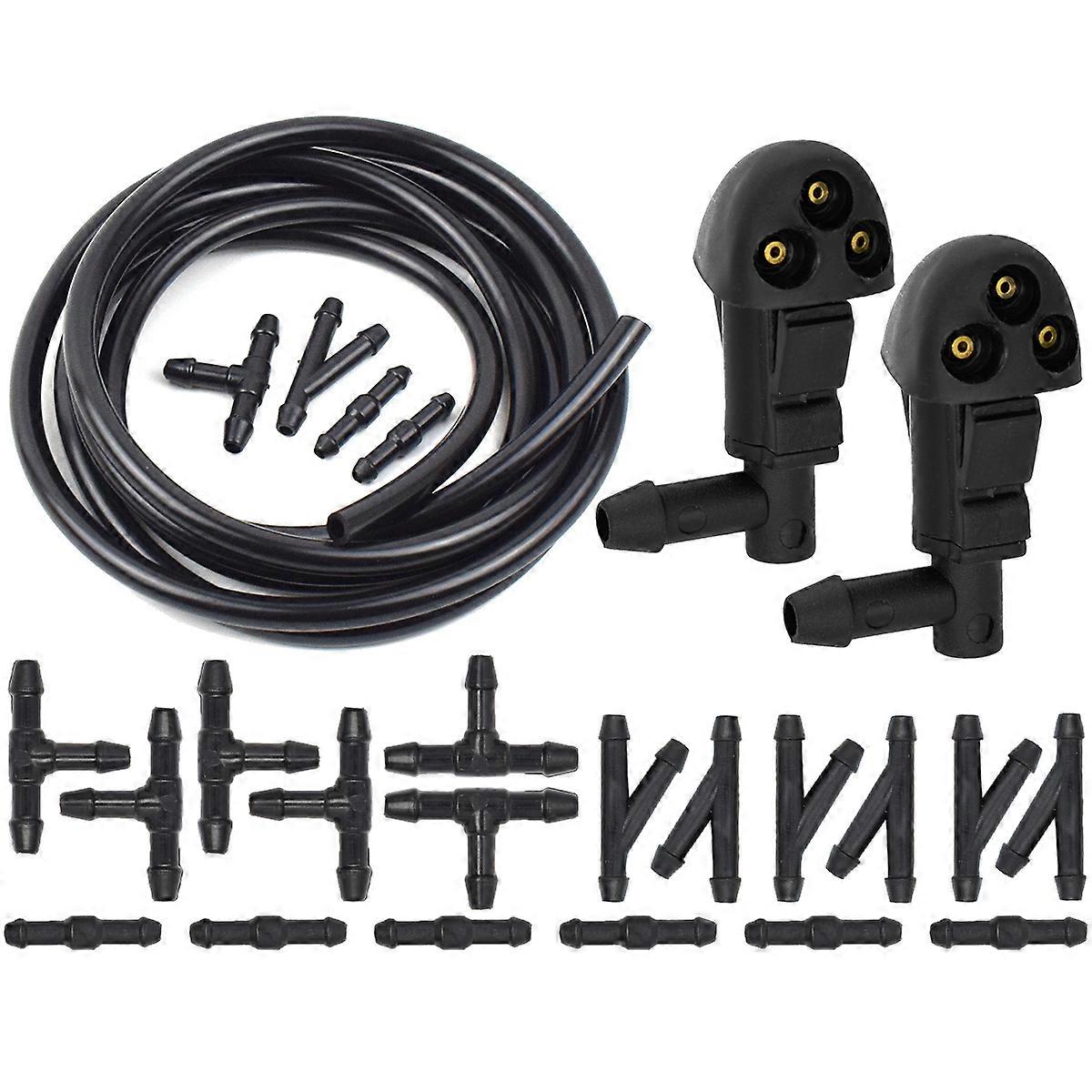 Front Windshield Wiper Washer Nozzle Spray Jet Hose Pipe For Chevrolet ...