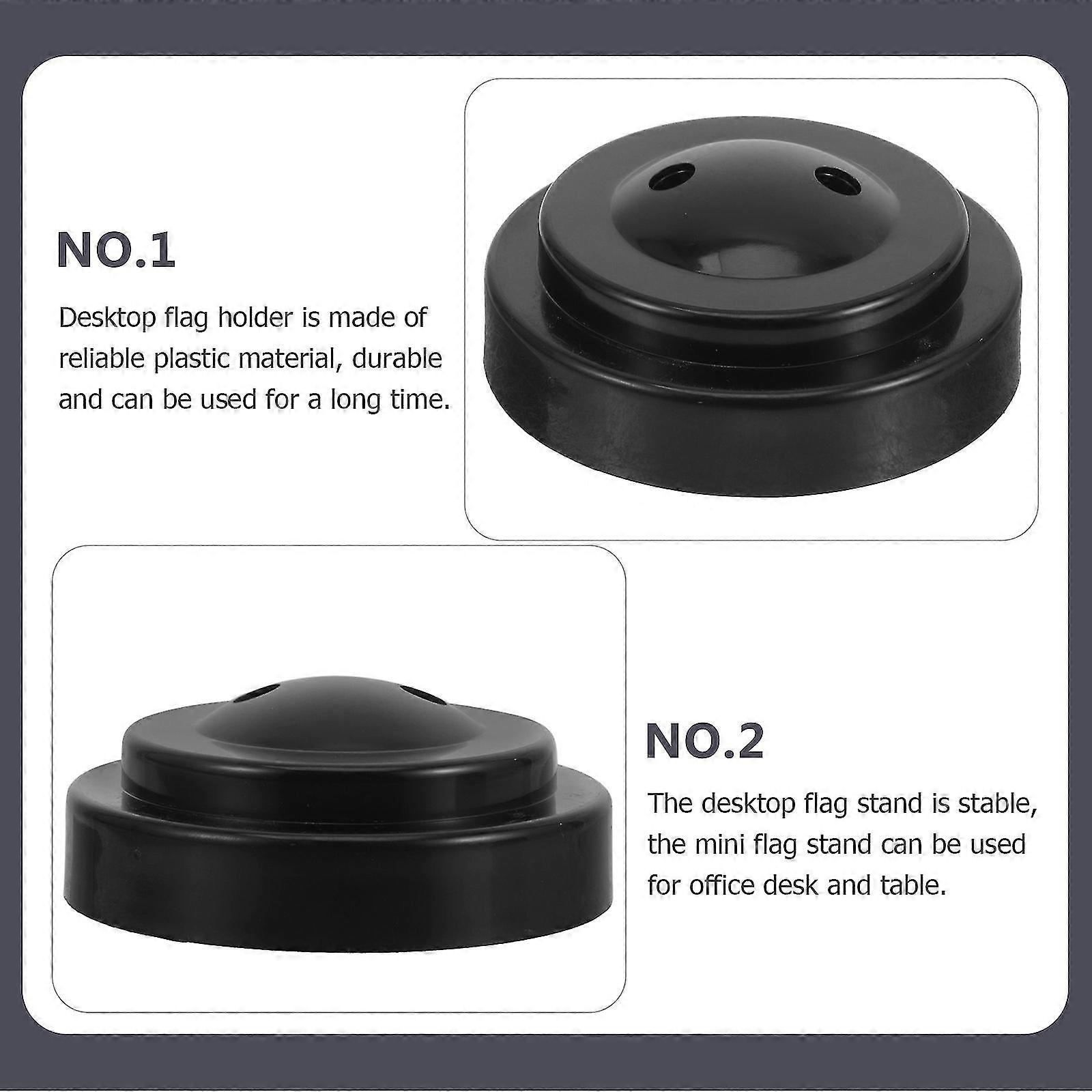 6pcs Mini Flag Holder Stands Small Flags Stand Office Desk Flag Holder ...