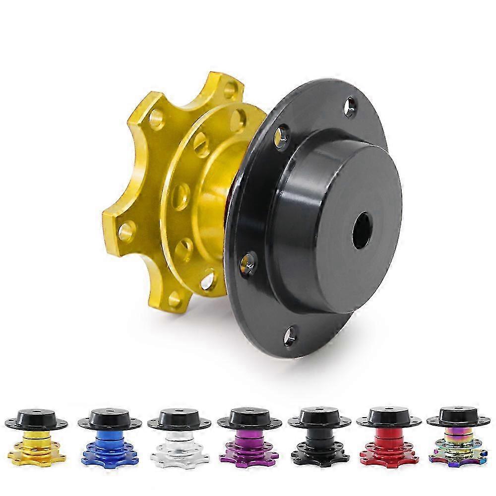 Universal Aluminum Steering Wheel Quick Release Hub Adapter For 6 hole ...