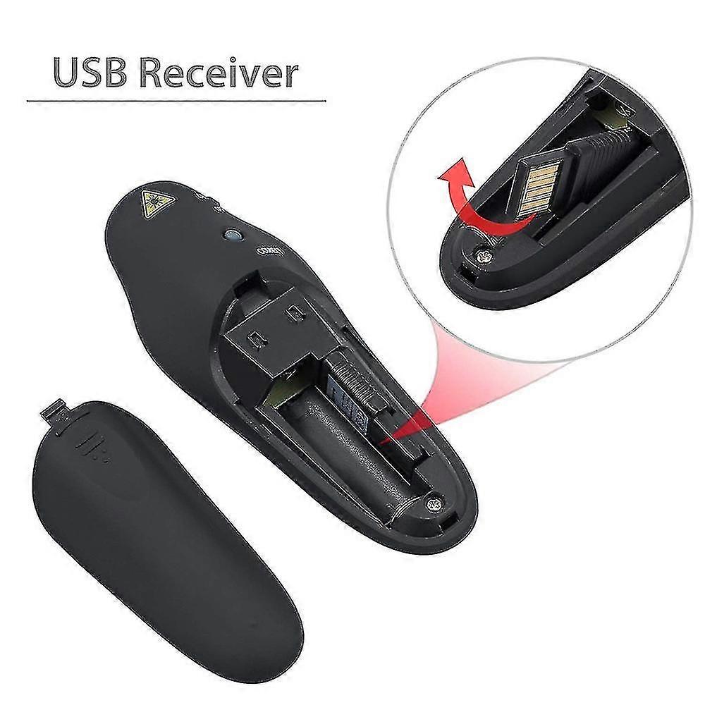 2.4ghz Wireless Presenter Powerpoint Remote Control Presentation Presenter Laser Pointer With ...