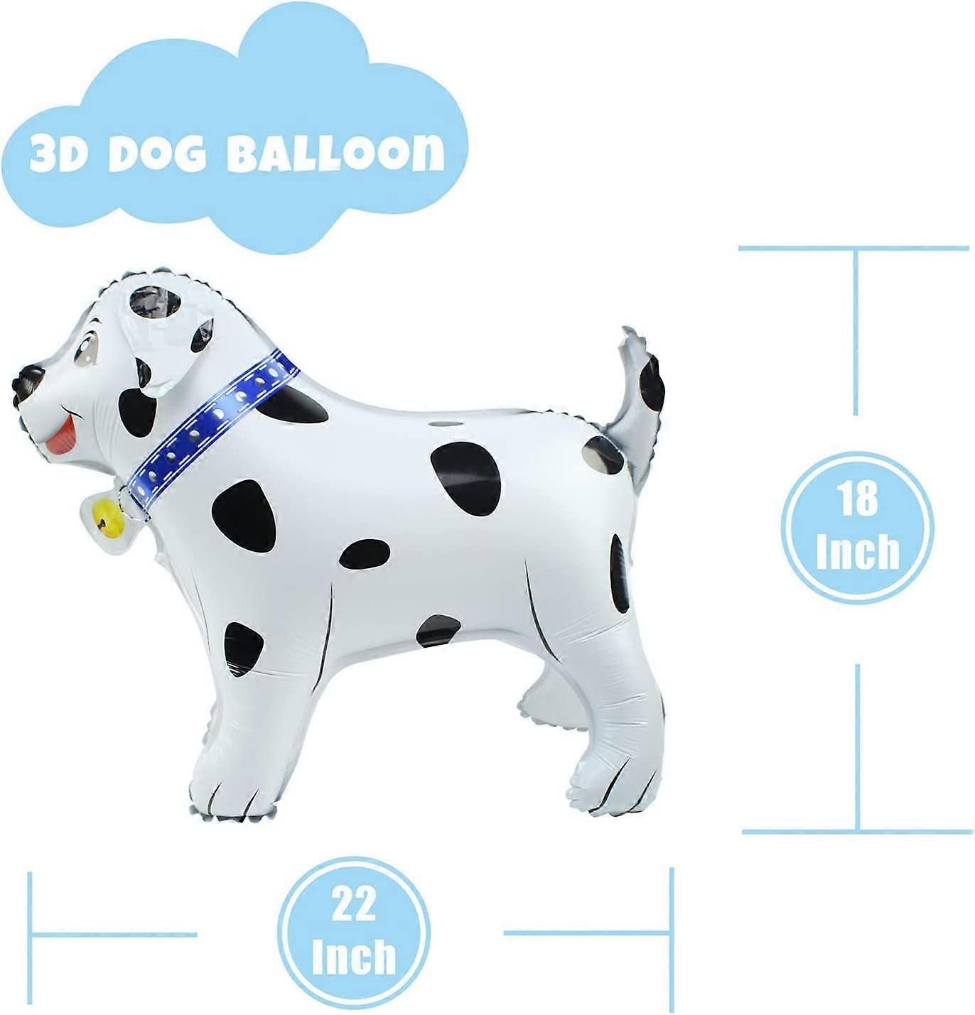 Large 3D Dog Airwalker Walking Animals Balloons Inflatable Pet Dog Dalmatian Balloons For ...