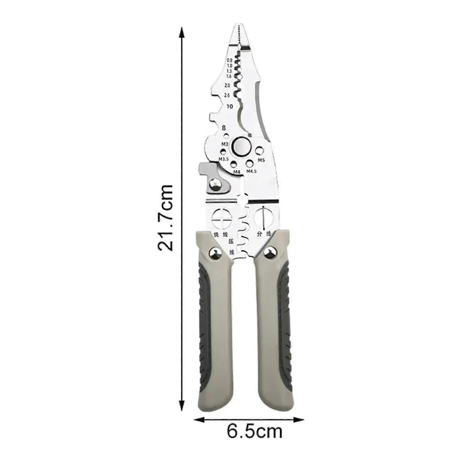 2024 new multi-function wire stripping pliers crimping pliers cable ...