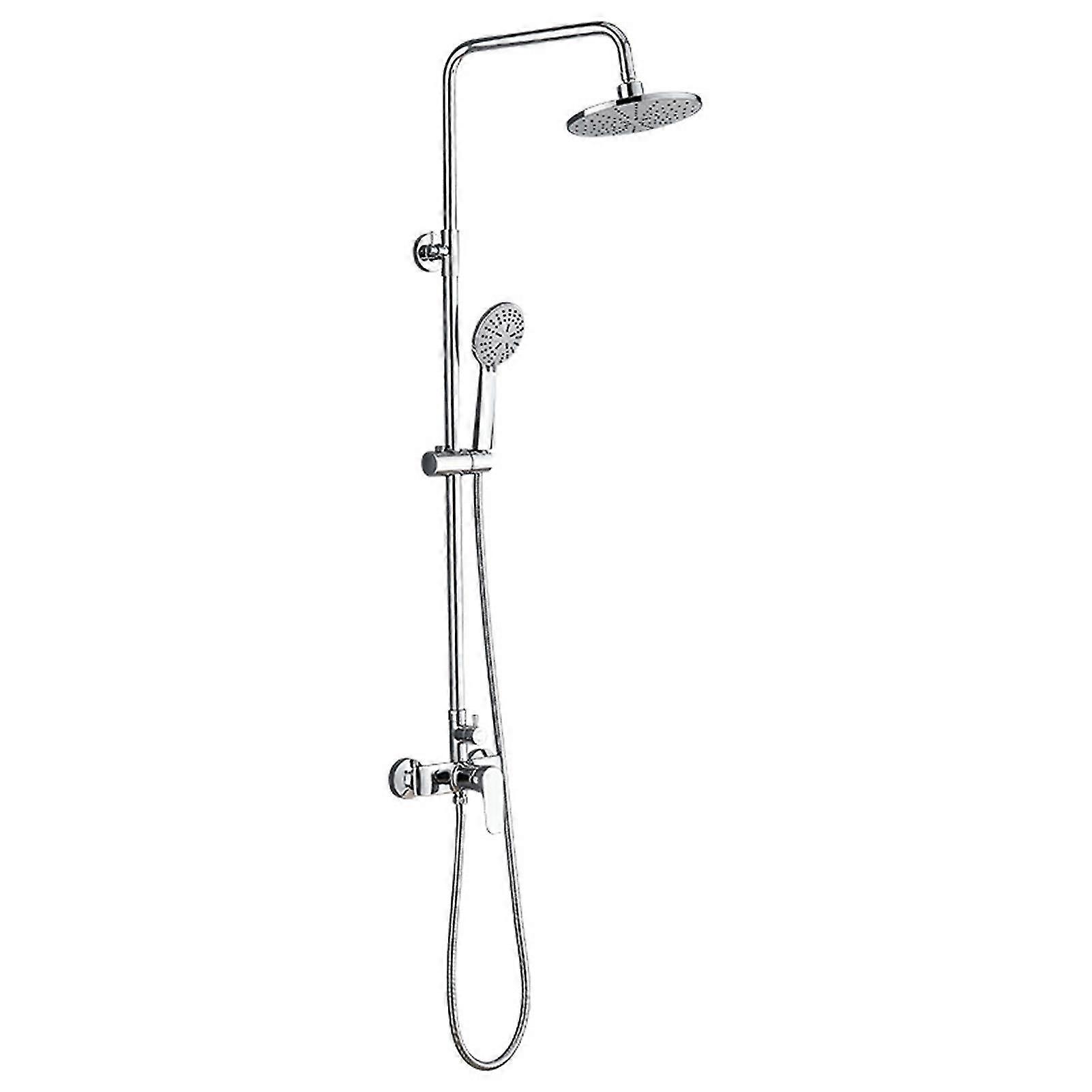 Handhold Shower System Set 360 Rotatble Overhead Rainfall Shower 5 Gear ...
