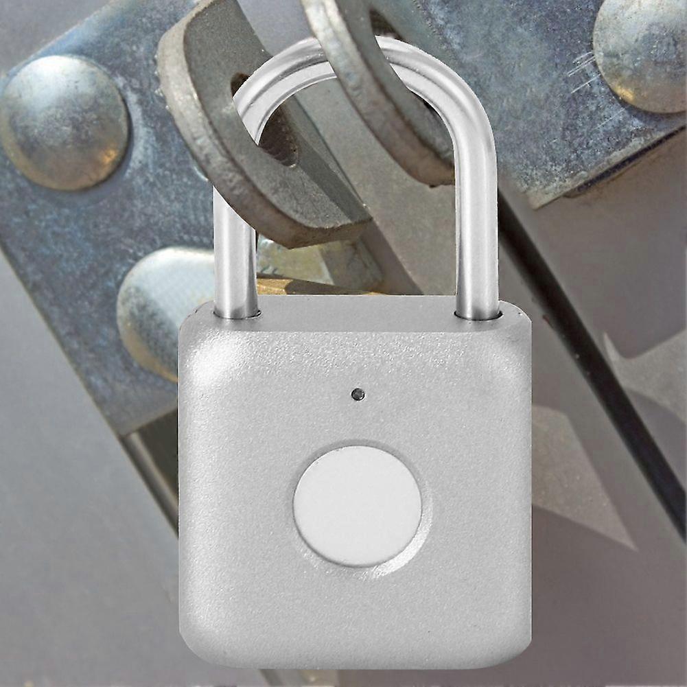 USB Keyless Fingerprint Padlock AntiTheft Security Locks for ...