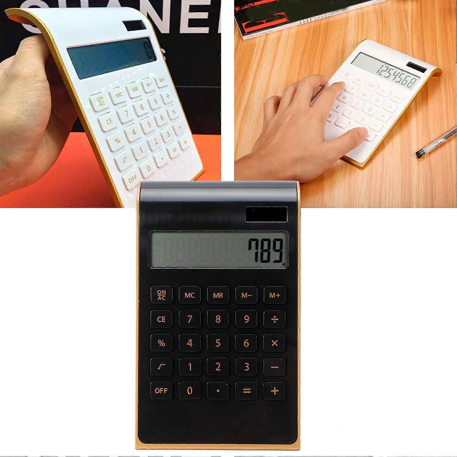 Portable 10 Digits Calculator Ultra Thin Solar Power Calculator for ...