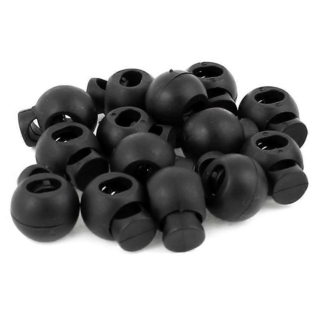 Adjustable Round Toggle Spring Loaded Rope Lanyard Cord Locks 15 Pcs ...