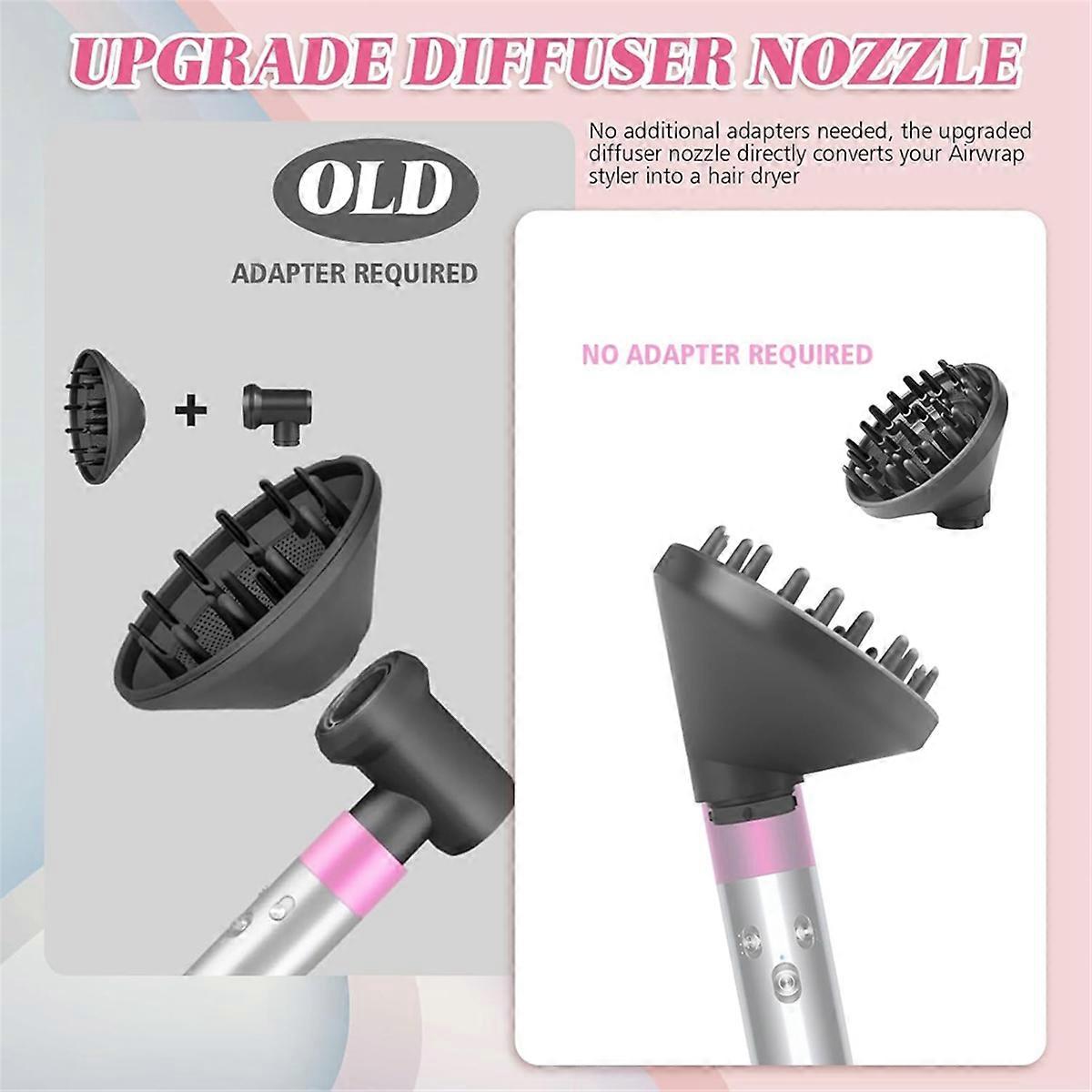 Diffuser Nozzle Curling Iron Converting for Dyson Airwrap HS05 HS03 ...