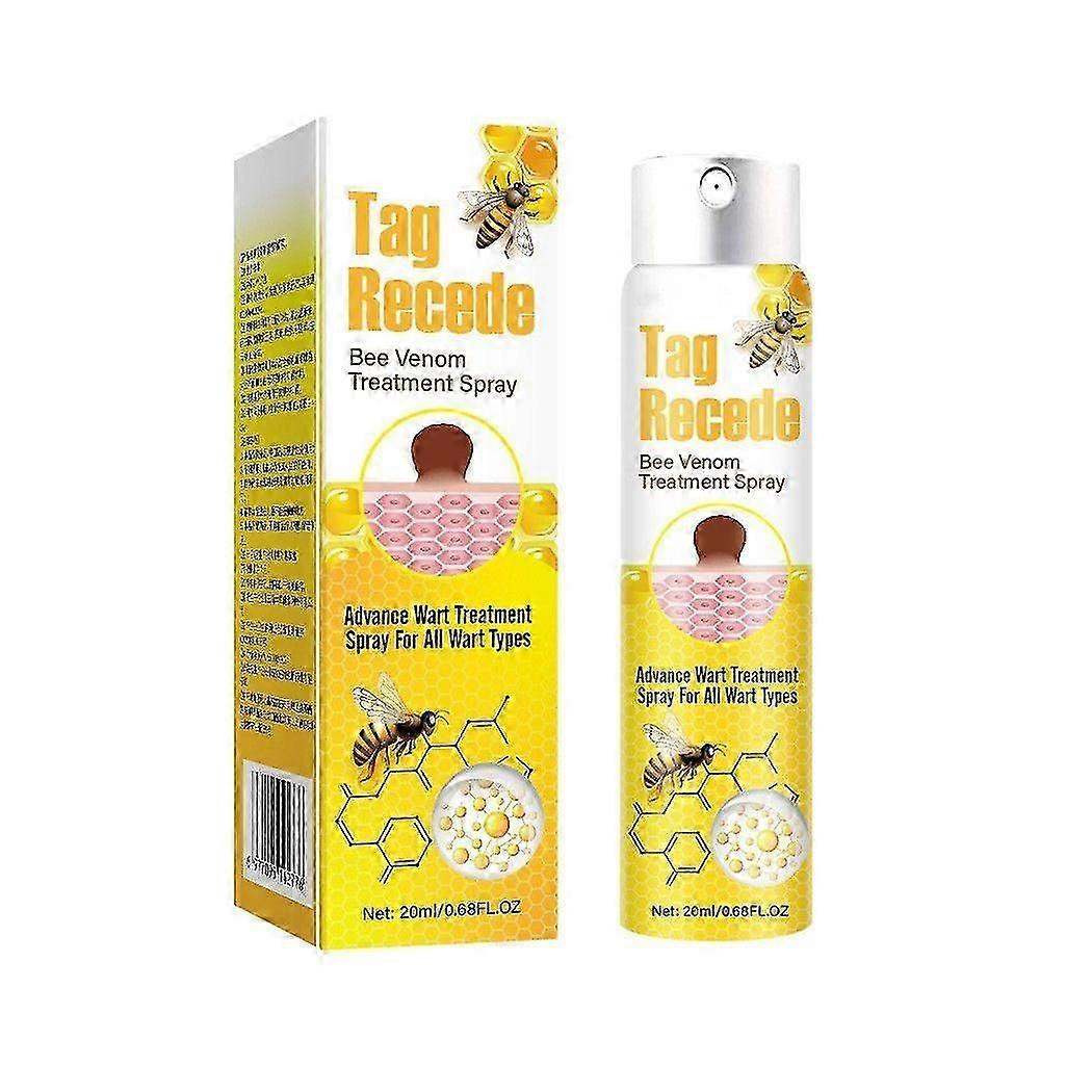 Bee Venom Spray, Bee Venom Anti-Wart Spray, 2025 New Tag Recede Bee ...