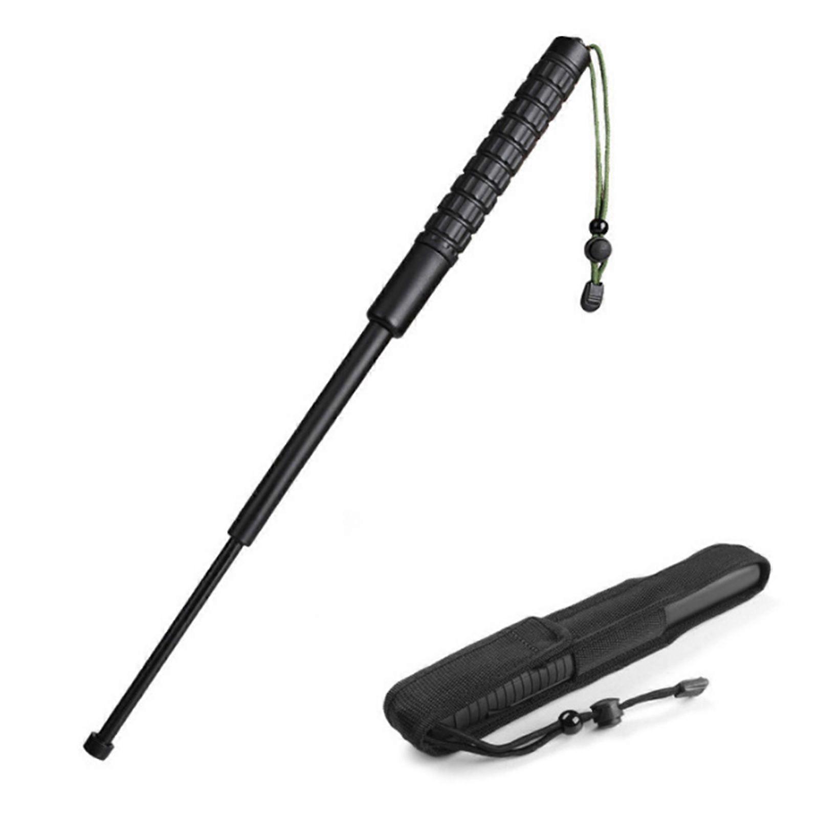 Three-section Telescopic Stick Non-slip Handle Outdoor Sports Self ...