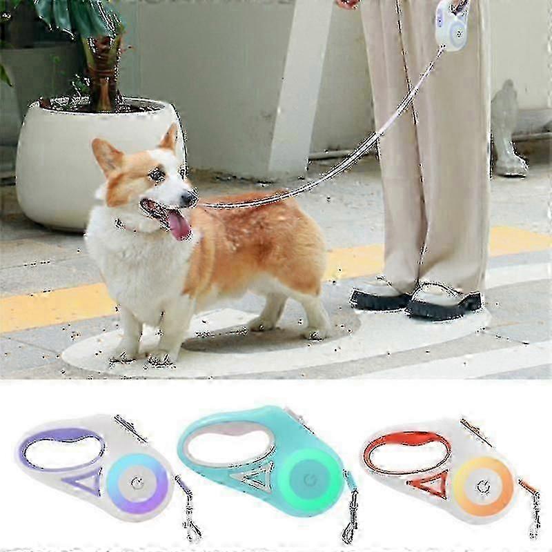 Retractable Dog Leash Puppy Pet Walking Running Leashes For Small Dogs ...