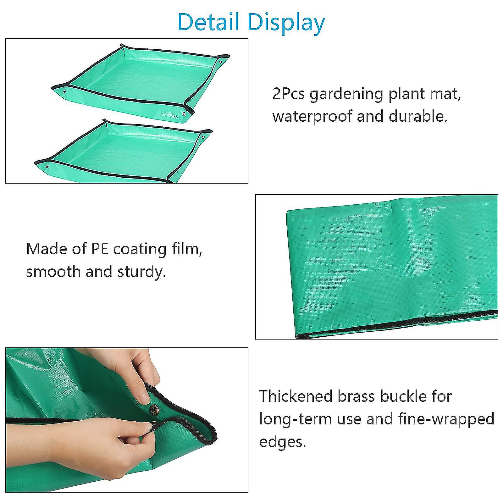 Pcs Gardening Mat, Waterproof Plant Mat Gardening Plant Mat For Potting ...