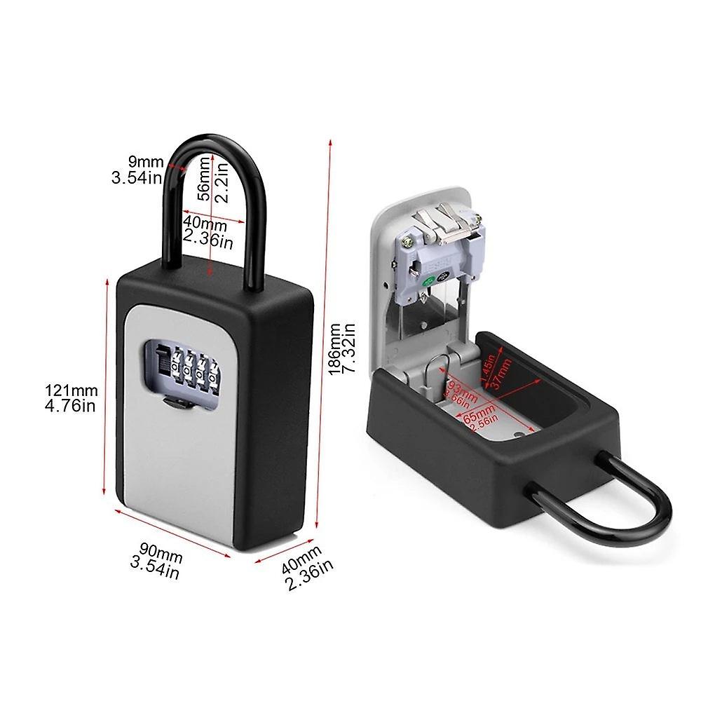 Safe box with code security secret stash car key lock hidden storage ...