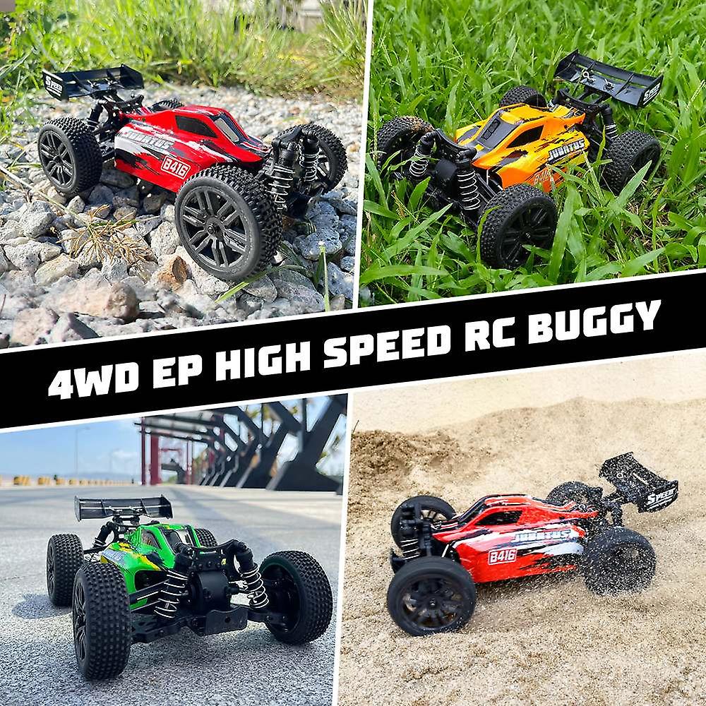 1:14 Racing rc bil 2.4g 4wd 4ch 40km/t høyhastighets fjernkontroll bil ...