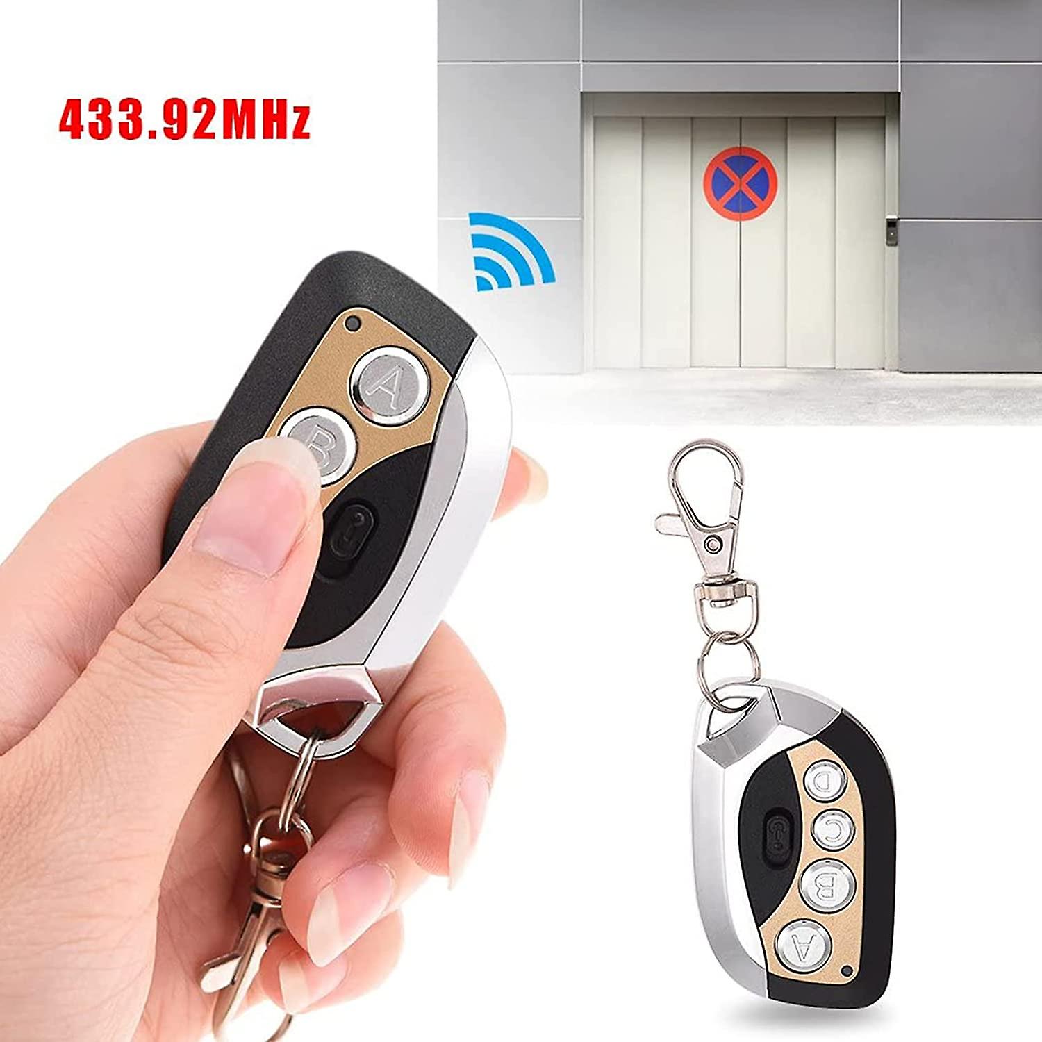 Universal Remote Controls, Fixed Code, With 433.92mhz Frequency, Cloning Duplicate 4-button ...