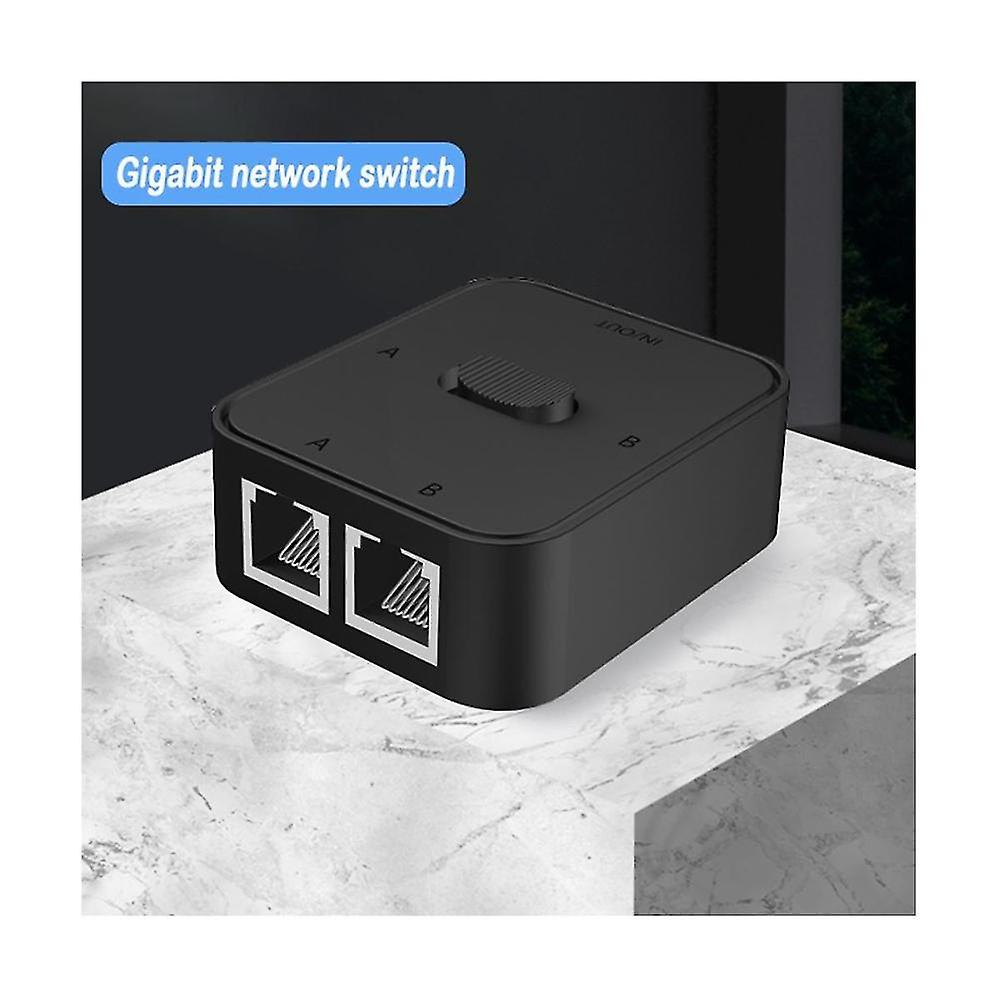 2 Port Gigabit Network Switch Rj45 Switch Network Splitter Cable ...