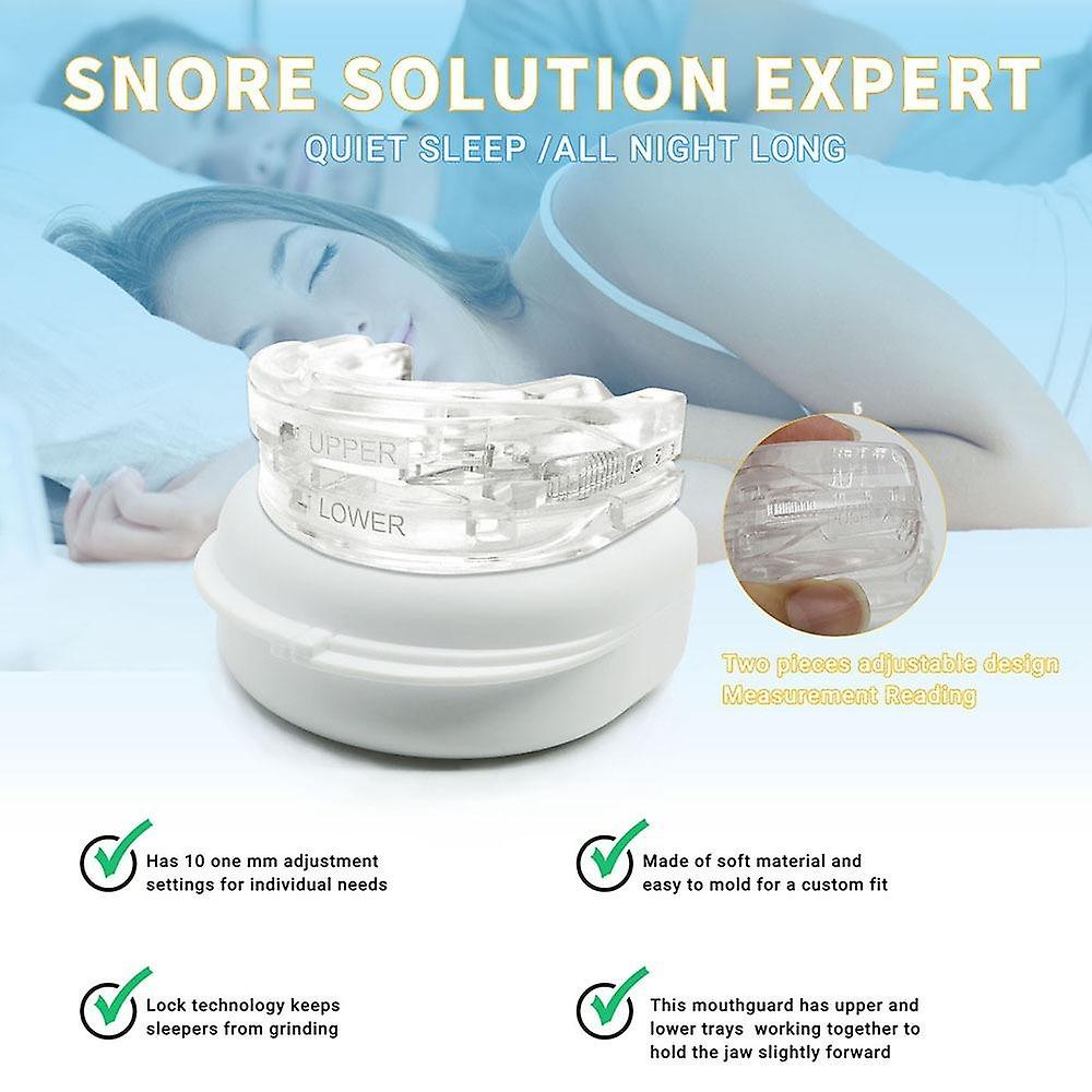 Anti Snoring Mouth Guard Anti Snore Device Sleeping Apnea Snoring ...
