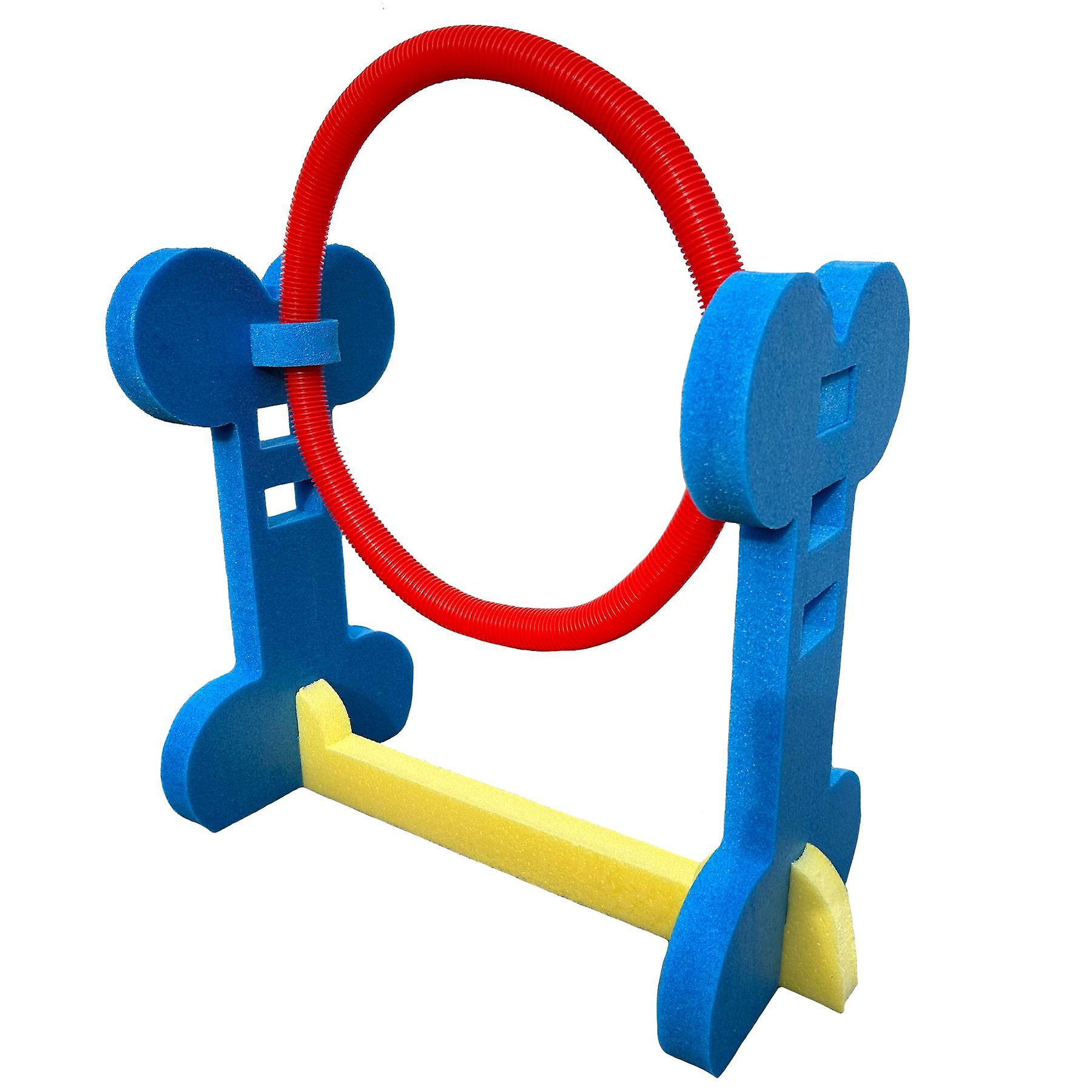 Small Dog Soft Rigid Foam Easy Assemble Agility Hoop Fun Exercise ...