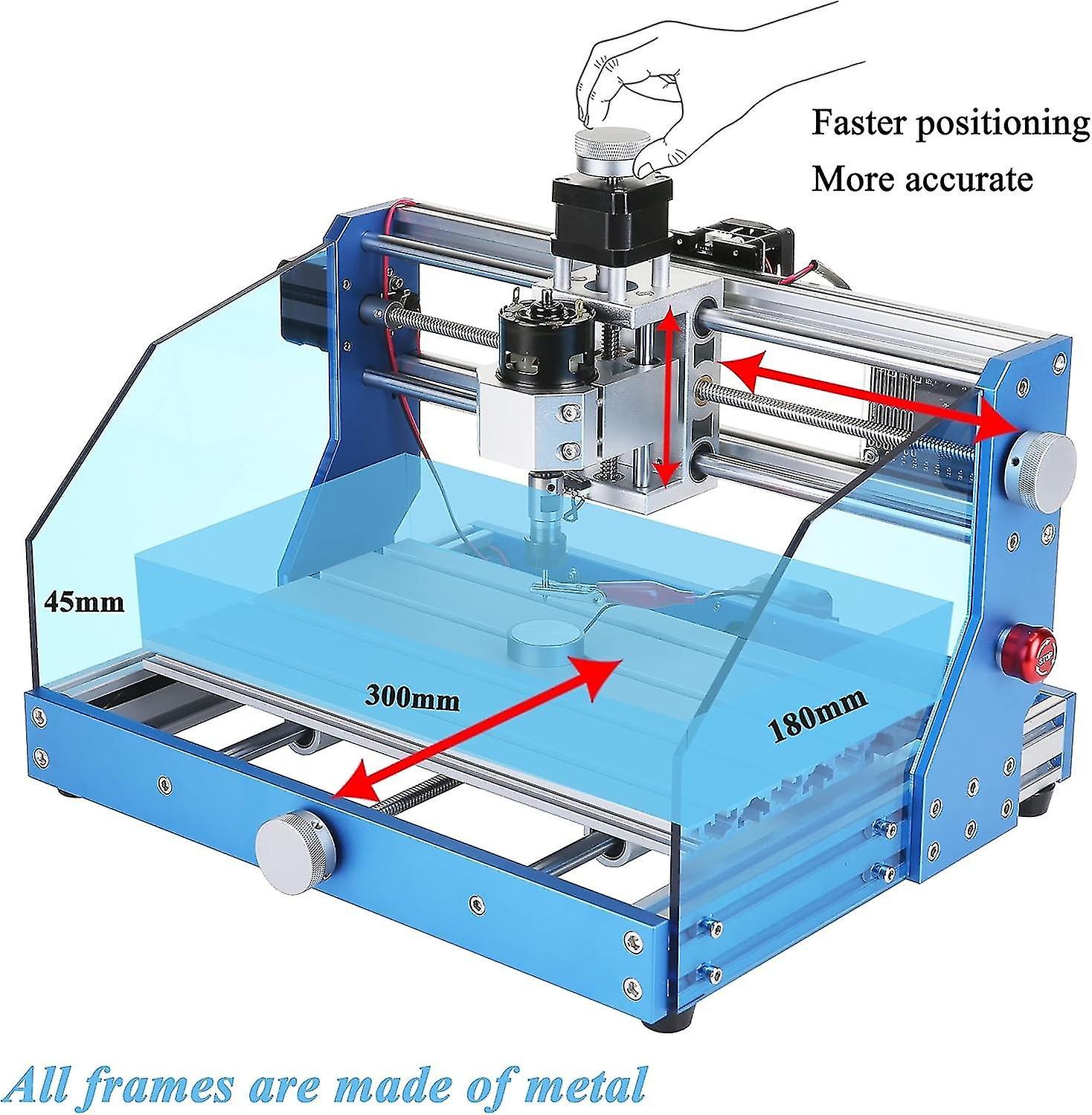 CNC Milling Router Machine, Mostics CNC 3018 Pro Wood Carving Router ...