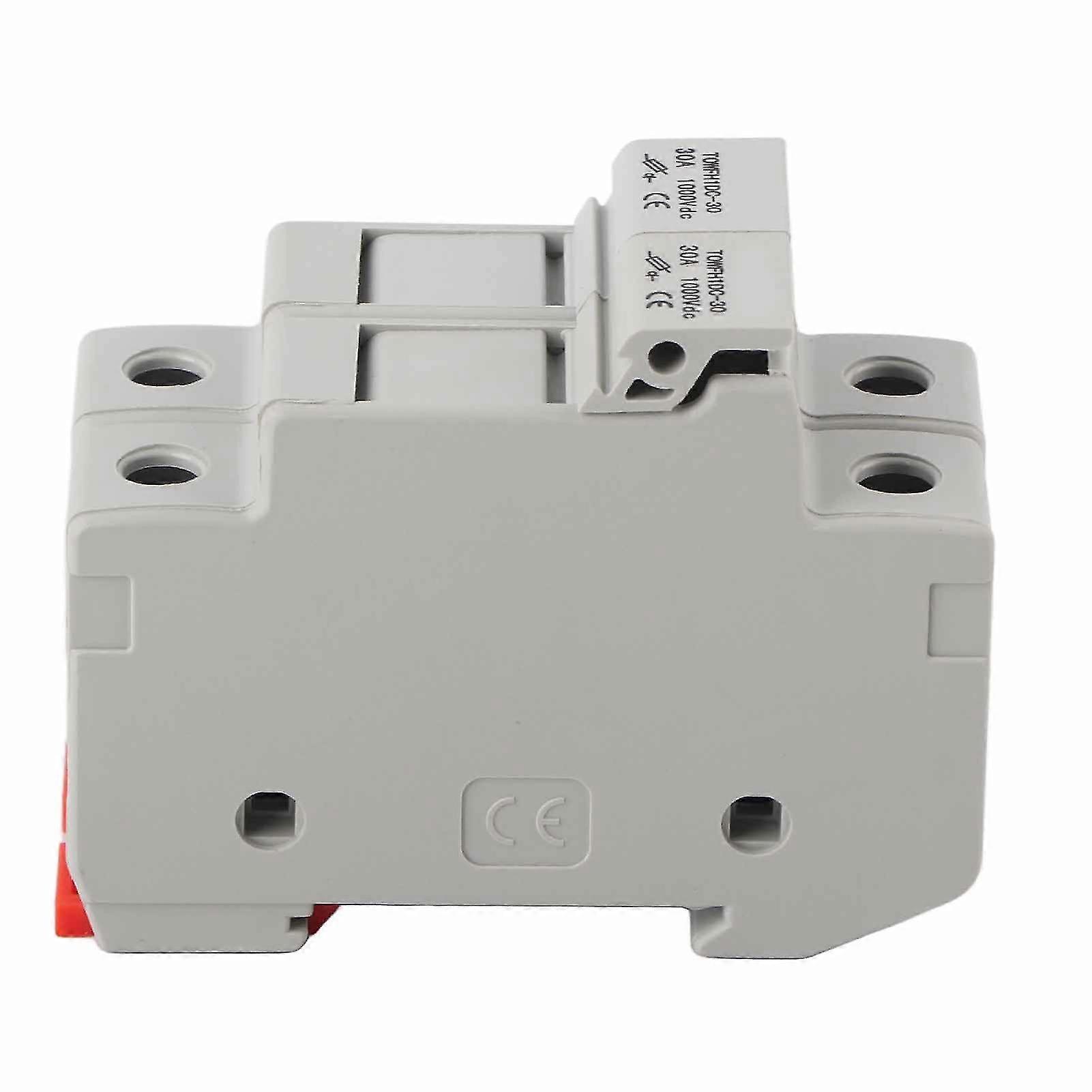 Fuse Holder Base 2 Pole DIN Rail Mount Power Distribution Control ...