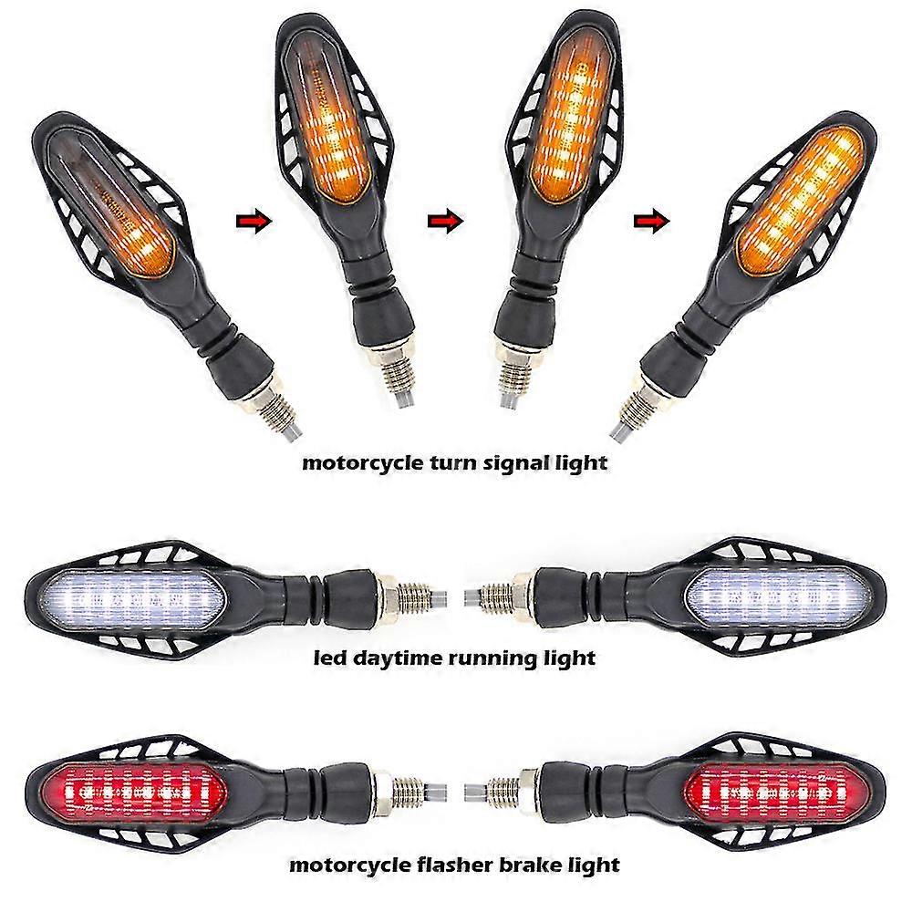 Exquisite Universal 12v Motorcycle Motorbike Led Turn Signal Tail Light ...