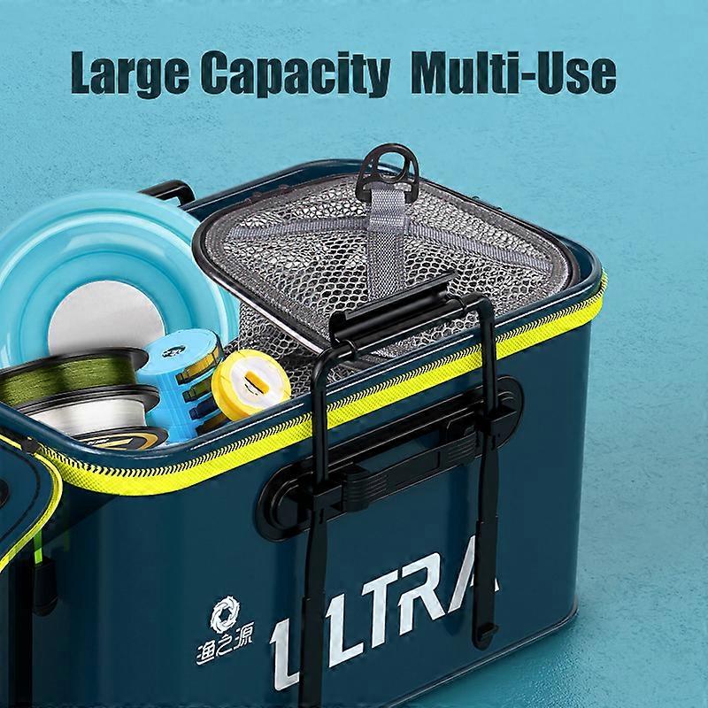 New Upgraded Live Fish Bucket Portable Foldable Fishing Bag Multi-Use ...