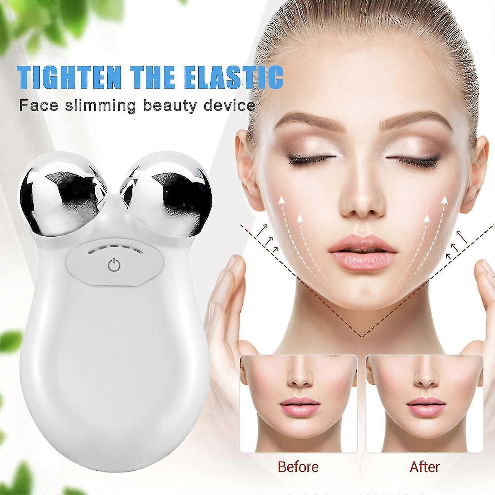 Microcurrent Face Device Roller, Electric Facial Massager Skin ...