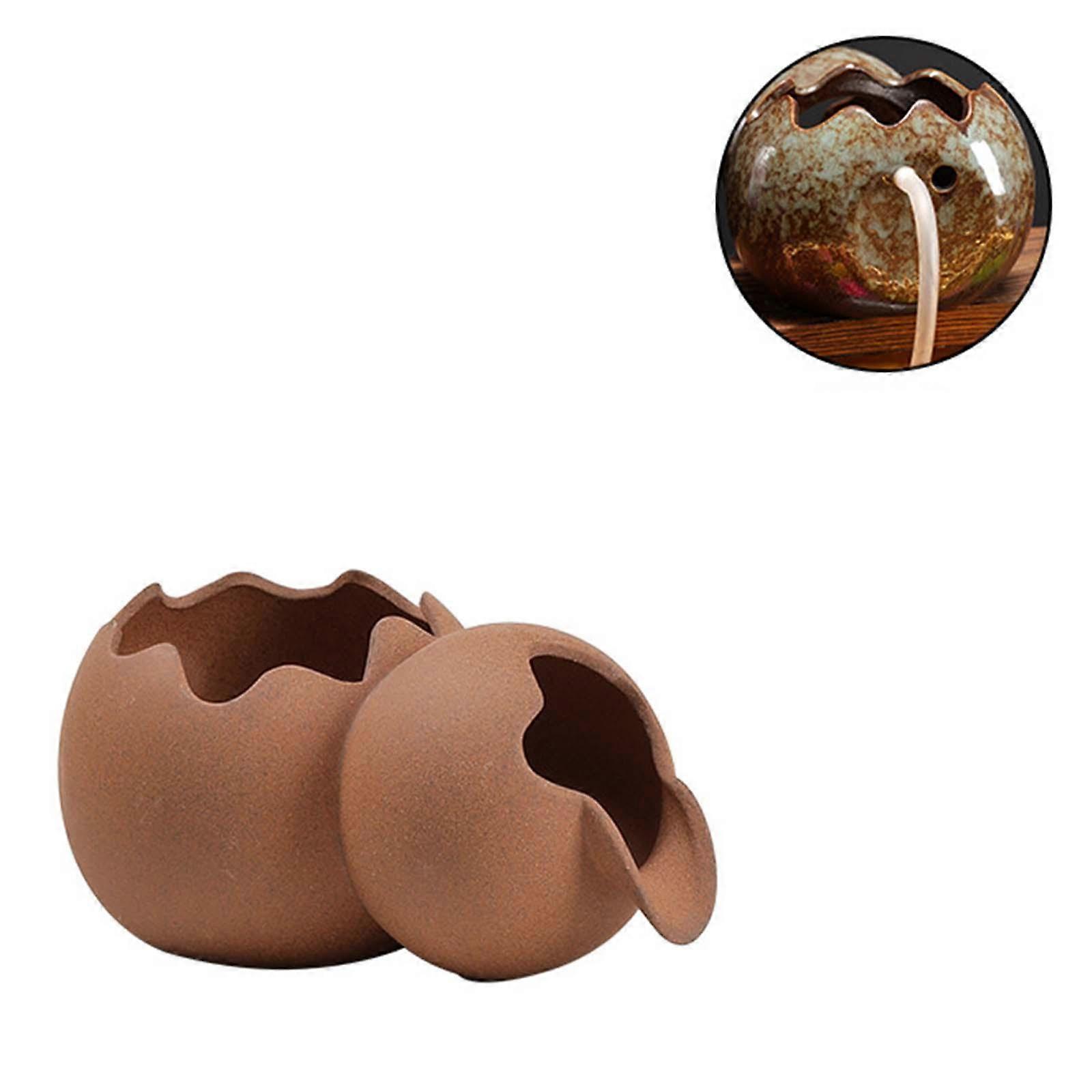 Waterfall Water Fountain Jar Versatile Water Fountain Flowing Water ...