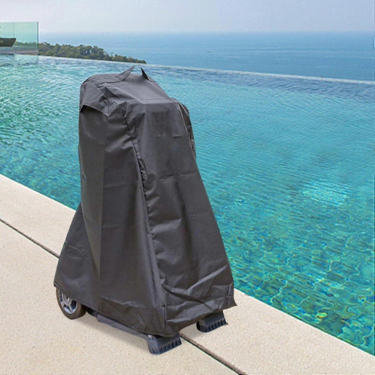 Waterproof Robot Pool Cleaner Caddy Cover - Black, for Dolphin Robot ...