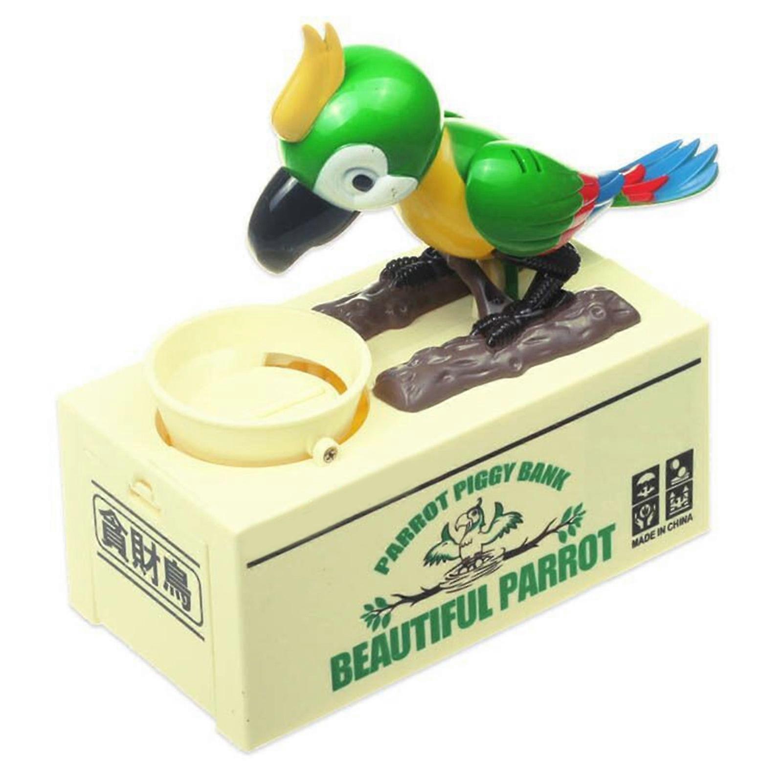 Electric Parrot Piggy Bank Multifunctional Cartoon Animals Coin Bank ...