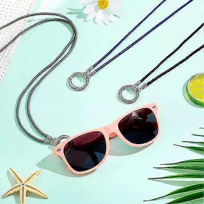 3 Pcs Eyeglass Holder Necklace Ring for Women Glasses Holder Strap ...