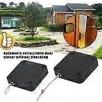 No-Puncture Automatic Door Closer, 2 Pcs Sensor Door Closer with ...